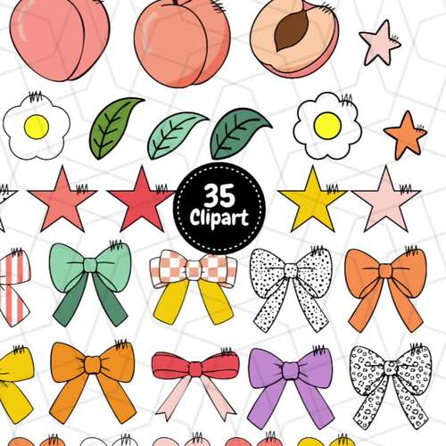 Sweet Peach Summer bulletin board ideas | A-Z and 0-9 | Classroom décor