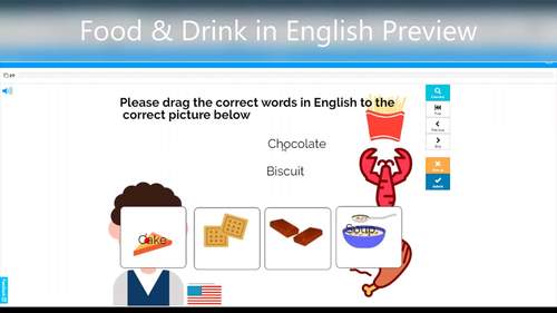 Food BOOM Cards™ FOOD Distance Learning English by Language Forum