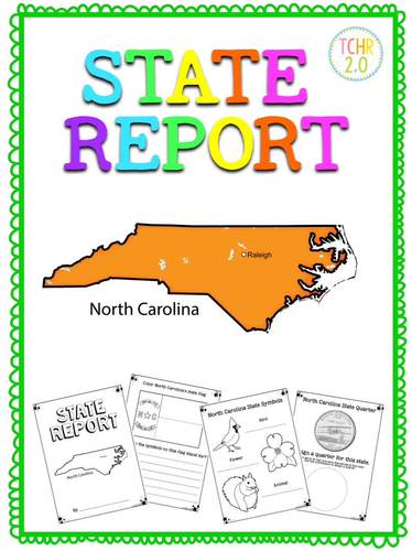 North Carolina State Research Report by TCHR Two Point 0 | TpT