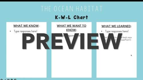 The Ocean Habitat: Virtual Field Trip by Mrs Mac's Teaching Hacks