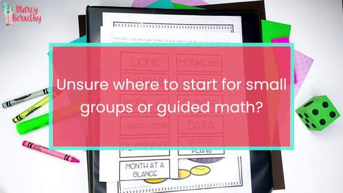 Guided Math Binder Small Group Lesson Plan Template, Anecdotal Notes ...