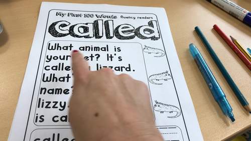 Sight Word Fluency Readers- Fourth set 76 - 100 | Fry Sight Words