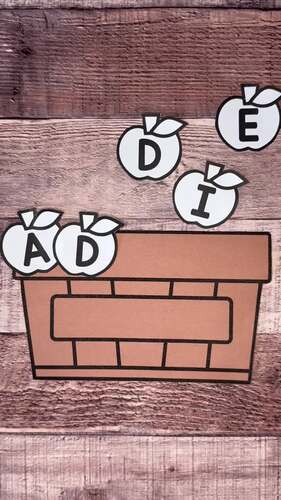 EDITABLE Apple Basket Name Craft Activity | Fall Bulletin Board ...
