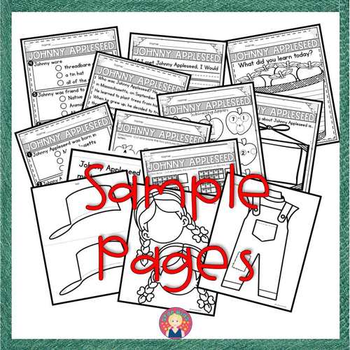 Johnny Appleseed Activities BUNDLE for K-1 by Star Kids | TpT