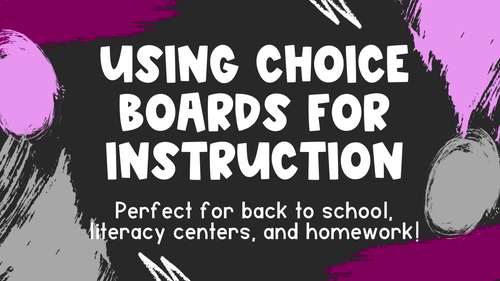 Choice Boards - Spanish Reading by MM Bilingual | TpT