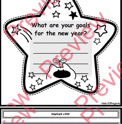 New Year Goal Setting Ornaments – Fun & Creative Writing Craft! | TPT