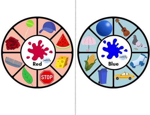 BUNDLE - Numbers & Colors Fine Motor Peg Wheel by LearnAtPlay | TPT