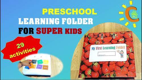 My First Learning Folder - Awesome Learning Folder For Toddlers And ...