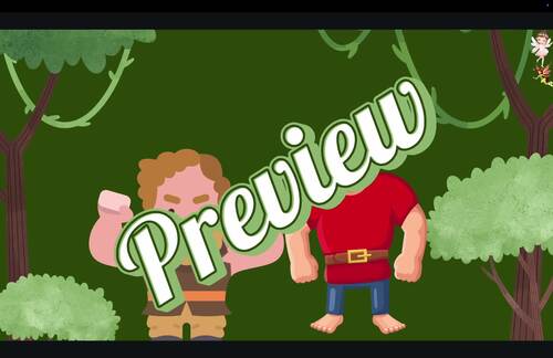 Fairies and Giants Story/Movement and Listening Map for Music Class