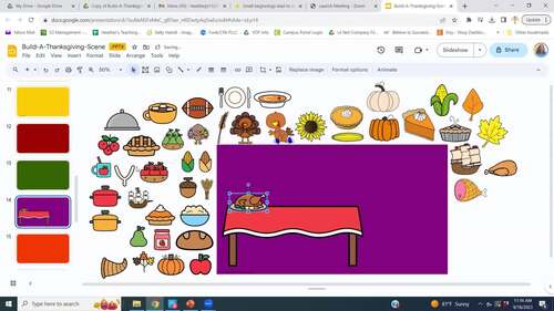 Build Your Own THANKSGIVING Google Slides Activity | Keypad or Computer ...