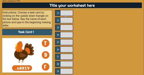 Digital Pixel Art NO PREP Task Cards Autumn Deer Missing Words | TPT