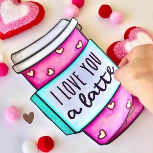 Valentine's Day Craft - I Love You A LATTE by Girlfriends' Guide to ...
