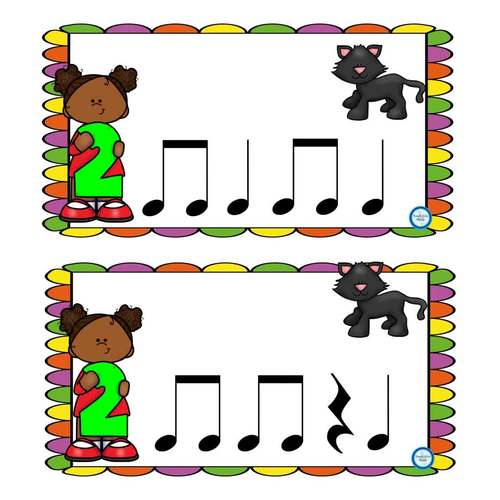 Peter and the Wolf Write the Room, Elementary Music Game, Titi, Ta, Rhythms