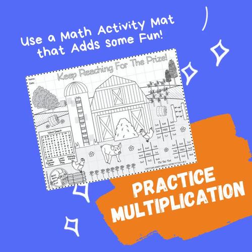 Multiplication Farm Activity Page to Practice 6s and 7s | TpT
