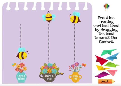 FMS: Prewriting / Tracing - Spring Edition (BOOM Cards™ for Distance ...