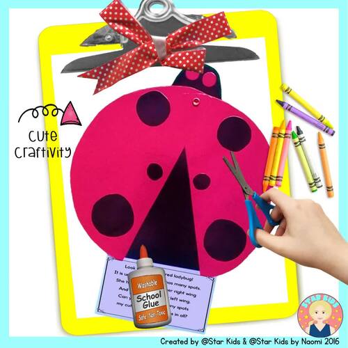 Ladybug Activities for K-2 by Star Kids | TPT