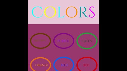 Oval Theme Color matching Interactive Binder folder Busy book, busy ...