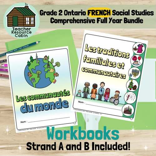 Grade 2 Ontario FRENCH Social Studies Mega Bundle (FULL YEAR) | TPT