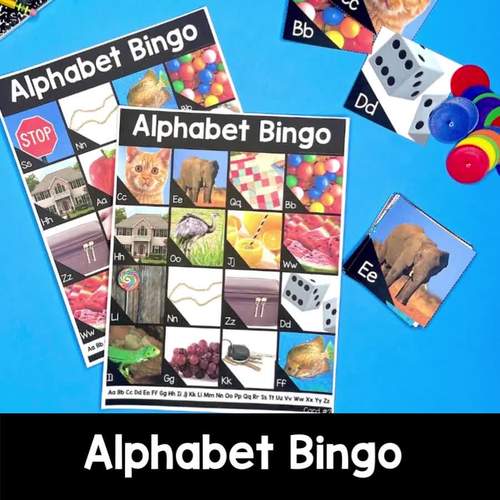 Alphabet Bingo - Google Slides - Digital - Learning Letters Game ...
