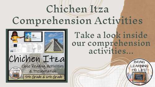 Chichen Itza Close Reading Passage & Comprehension Activities | 5th–6th ...