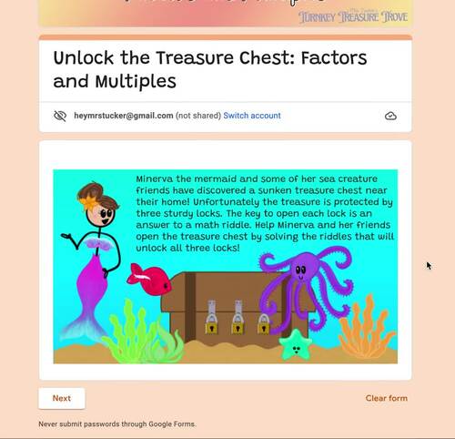 Factors and Multiples Number Riddles Digital Escape Room | TPT