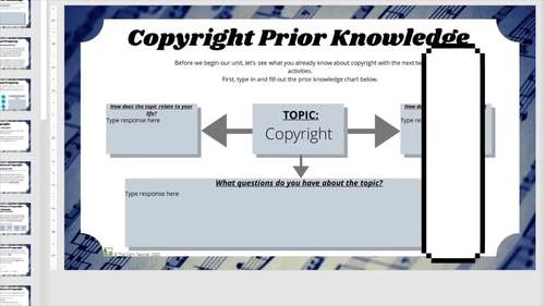 4-Day Copyright in Music Digital Unit - Interactive PowerPoints & Quizzes
