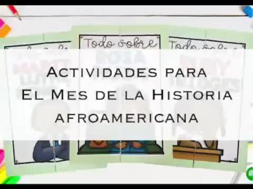 Black History Month Activities in Spanish | Actividades Historia ...