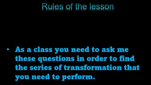 Series (or sequence) of Rigid Transformations by The Independant Variable