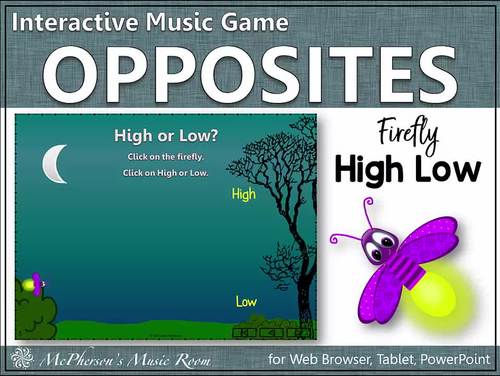 High and Low Music Opposite Interactive Melodic Direction Music Game ...