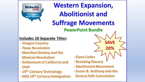 Western Expansion and the Abolitionist and Suffrage Movements ...