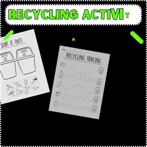 Recycling Sort Earth Day Special Education Activity - Recycling Sort ...
