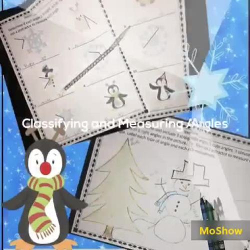 Classifying and Measuring Angles | Winter Holiday Theme by Hunt 4 Treasure