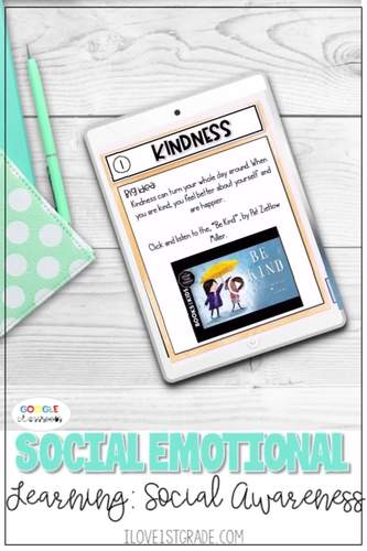 Social Emotional Learning Social Awareness Kindness Respect Empathy