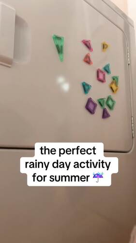 Summer Magnet Tile Task Cards: Build, Trace, and Write Summer-Themed Words