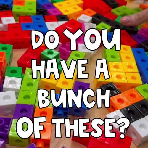 Snap Cube Task Cards Back to School STEM Activities Elementary Pattern ...