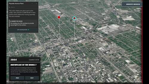 US Automotive History Interactive Map & Timeline | Digital Activity
