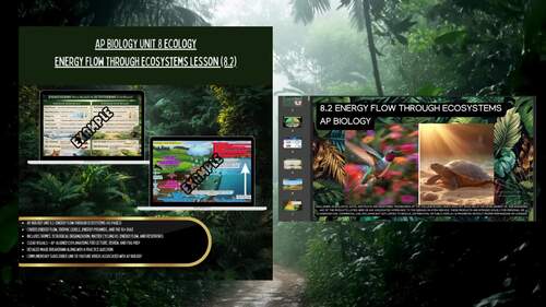 AP Biology UNIT 8 Ecology 8.2 Energy Flow Through Ecosystems Lesson Guide
