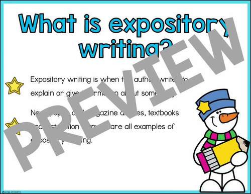 How-to Build a Snowman Expository Winter Writing Craft and PowerPoint