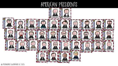 American Presidents clip art, Historical Figures clip art COMBO PACK