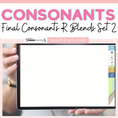 Final Consonants R Ending Blends Boom Cards Set 2 by Teach2Tell | TPT