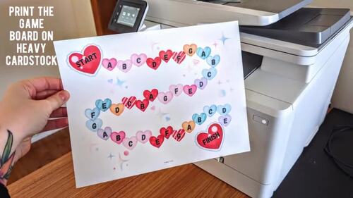 Valentine's Day Music Game | February Board Game BUNDLE -Notes, Triads ...