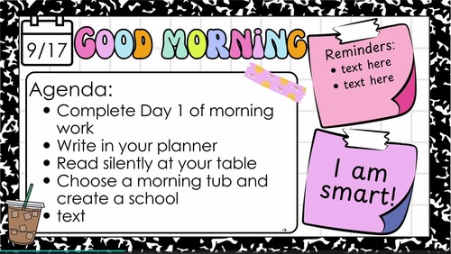 Morning Slides [CANVA] // Rainbow Checkered Chic by Jylene Adelis