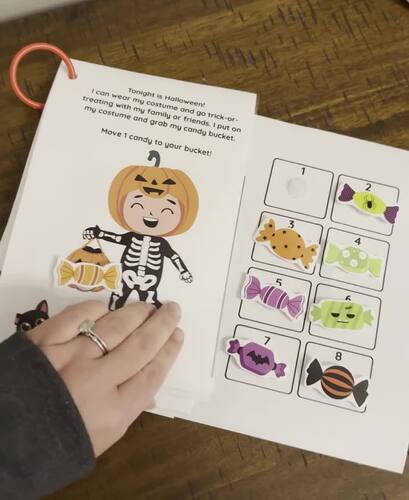 Trick or Treating Social Story by Growing Happy Littles | TPT