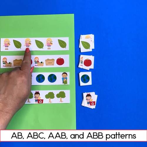 Earth Day Activities Bundle with Patterns, Reading, Word Building and Game