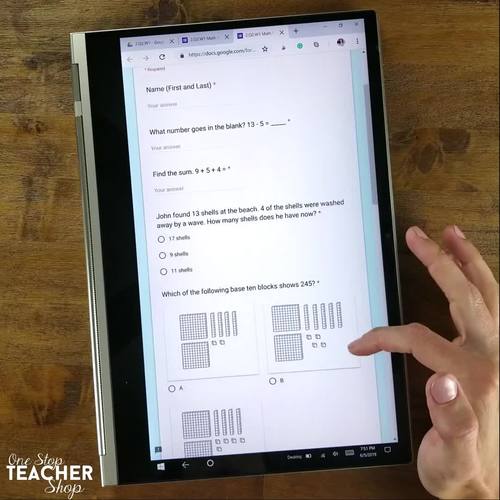 2nd Grade DIGITAL Math Spiral Review | Homework, Morning Work, Warm Ups