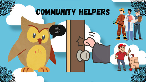 Community Helpers- Who Am I? by Nia's Speech Folder | TPT