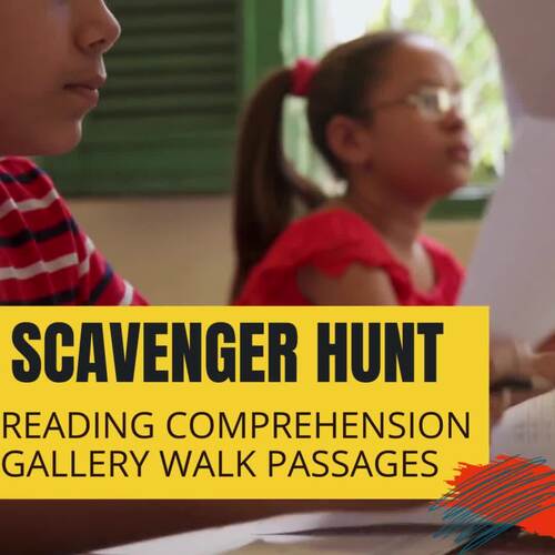 Mother's Day READING PASSAGES Comprehension Scavenger Hunt Gallery Walk ...