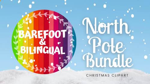 North Pole Clipart Bundle | Christmas Clipart | Reindeer, Elves, Mrs. Claus