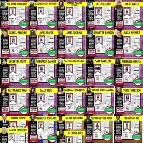 Ernest Hemingway Biography Research, Bookmark Brochure, Pop-Up, Writing ...