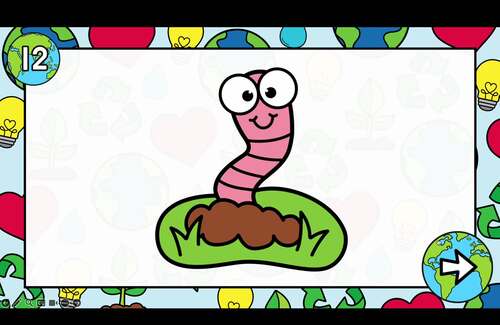 French CLICK & COMPLETE | Earth Day Vocabulary Game | Le Jour de la Terre